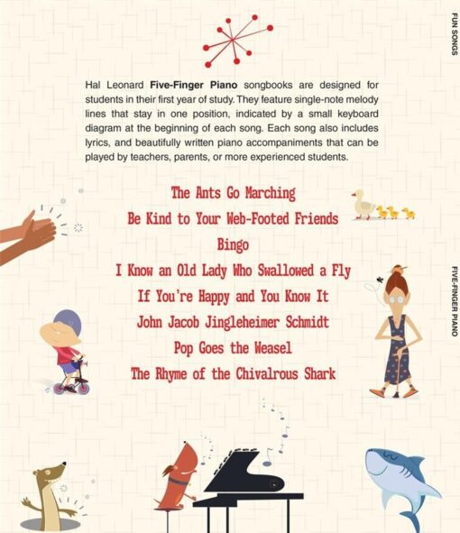 Fun Songs for Five-Finger Piano | Paleta dos Sons